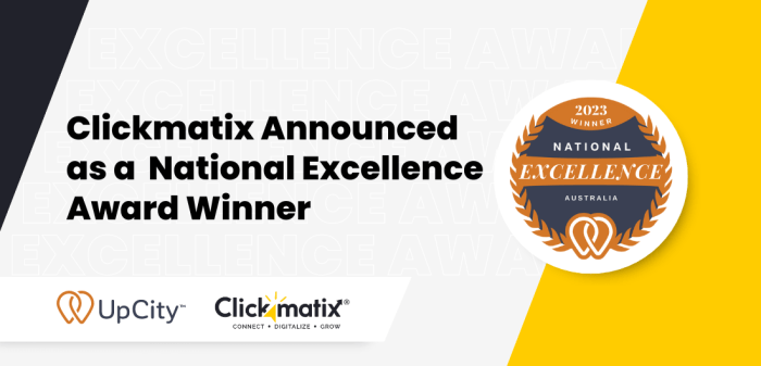 Clickmatix Announced As A National Excellence Award Winner
